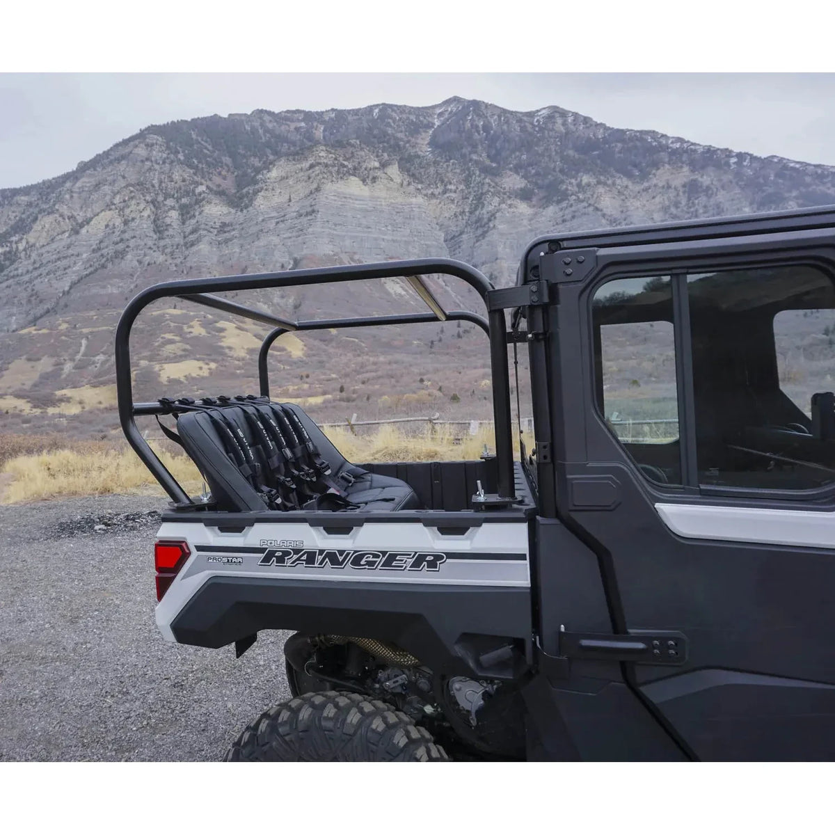 UTV MA - 2018-2024 Polaris Ranger 1000 Rear Seat and Roll Cage Kit ...